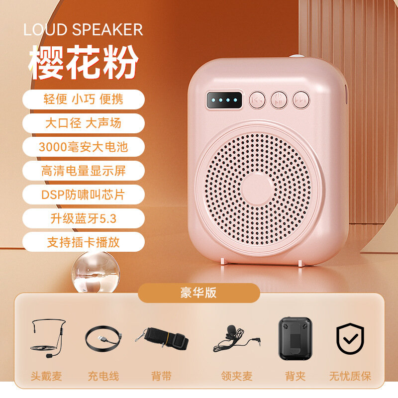 Усилитель Little Bee для учителей, Bluetooth-микрофон, громкоговоритель для учителей, наушники для преподавания, гид-динамик