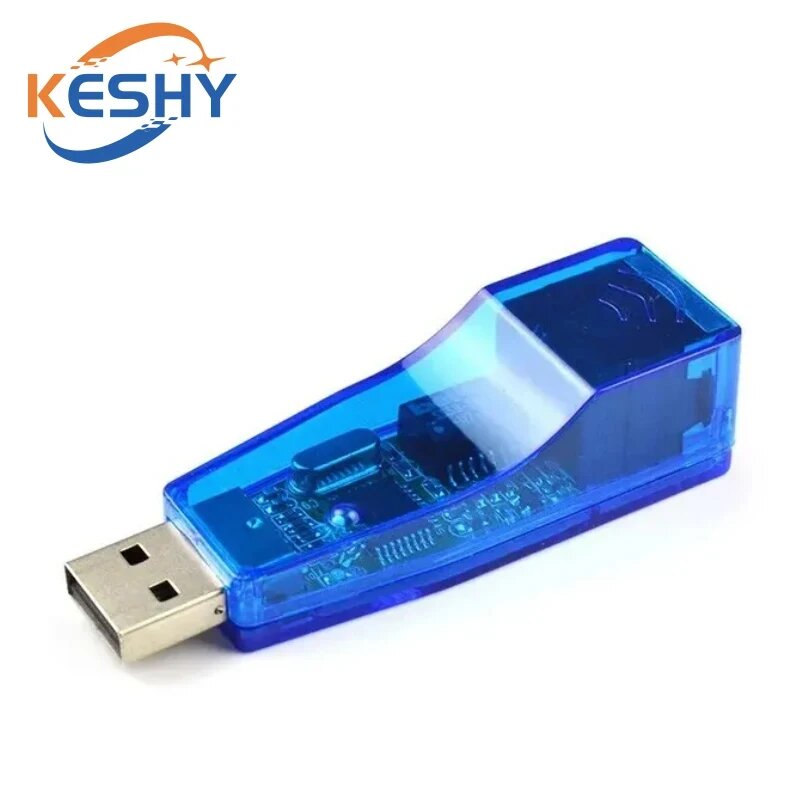 Сетевая карта USB 10/100 Мбит/с, сетевой преобразователь USB в RJ45 Ethernet LAN, подходит для ПК, ноутбука, Win 7, адаптер Android Mac