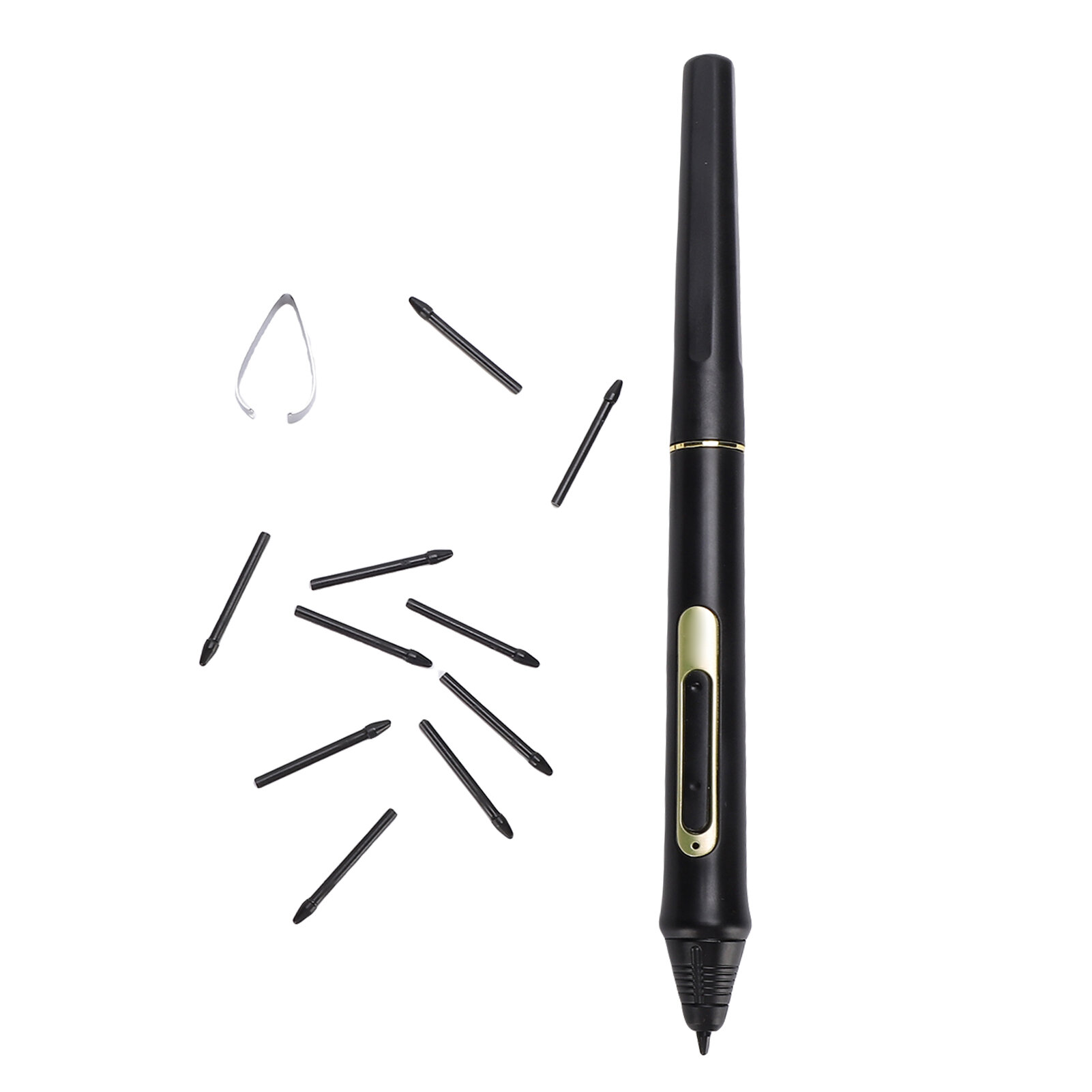 BOSTO Digital Pen W10 8192 Levels Pressure Stylus Pen with 10 Replacement Tips Pressure Sensitivity Pen for BT-101A, BT-101B, BT-19UHD, BT-19UHDT, BT-19HD, BT-19HDT W10