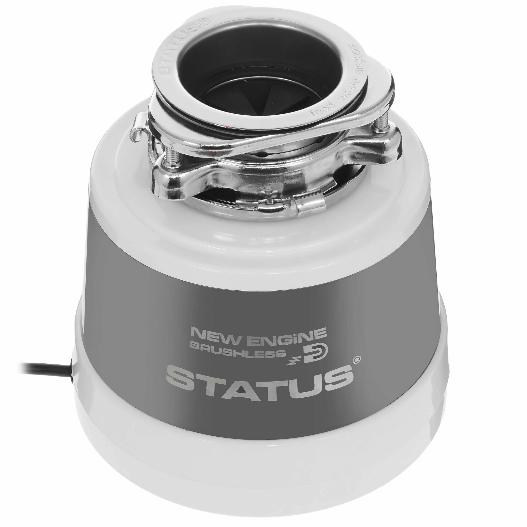 Измельчитель пищевых отходов Status NEXT 300, нержавеющая сталь, белый, серый