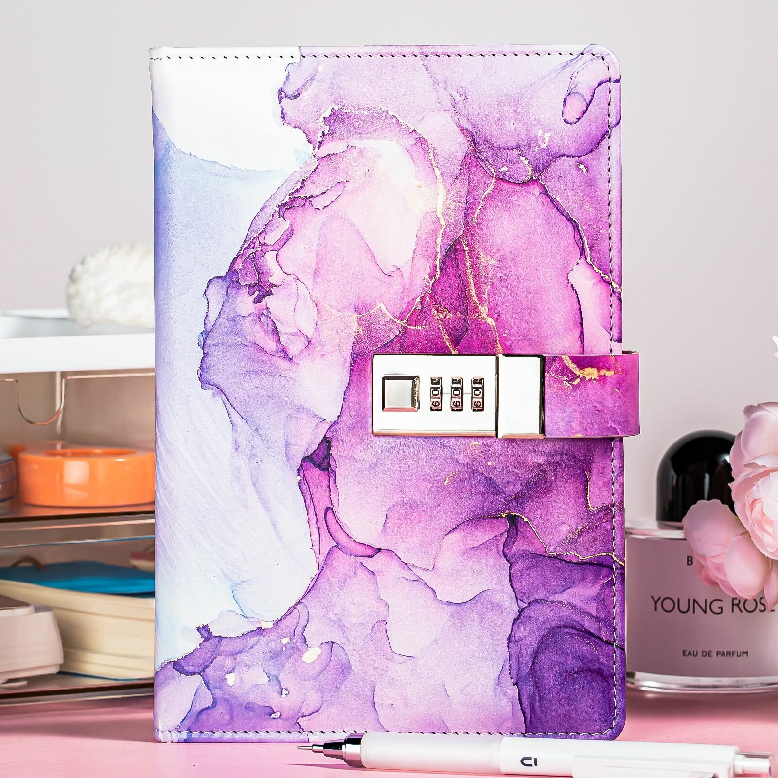 Блокнот с кодовым замком, ежедневник