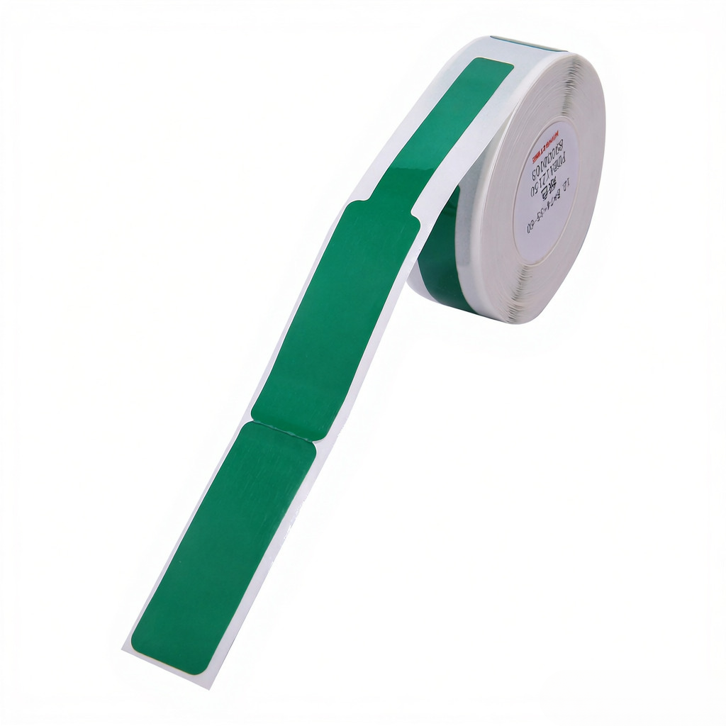 Niimbot Термопереносные Метки Кабельные Стикеры PET Бумага для Принтера Меток B18 Штрихкод Цена Размер Имя Пустые Метки Водонепроницаемые Пластичные 14x120mm 55 Листов/Ролл для Ценников Канцелярские Товары Белый Желтый Красный Синий Зеленый