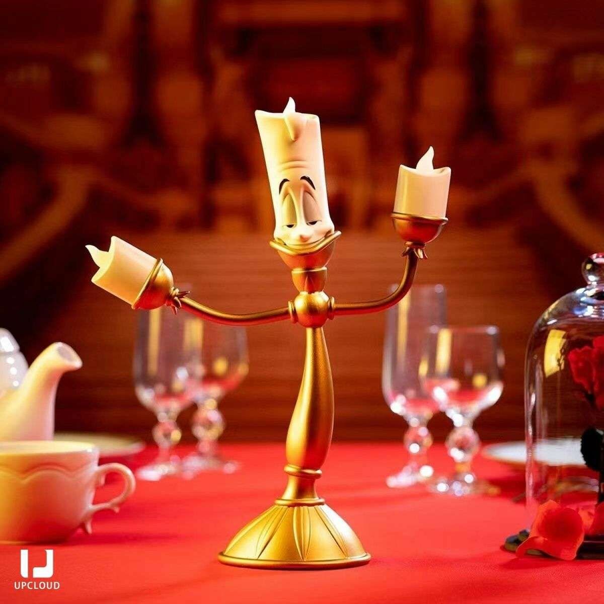 Аниме фигурки/красавица и чудовище подсвечник/люмьер подсвечник Saint Cristal 01