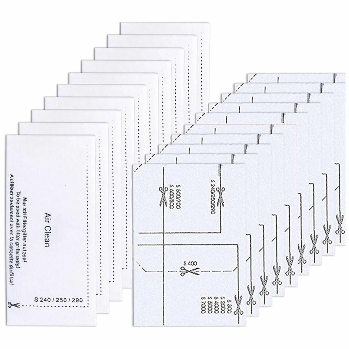 Фильтр для пылесоса Miele, 10 шт. Фильтр для защиты двигателя184