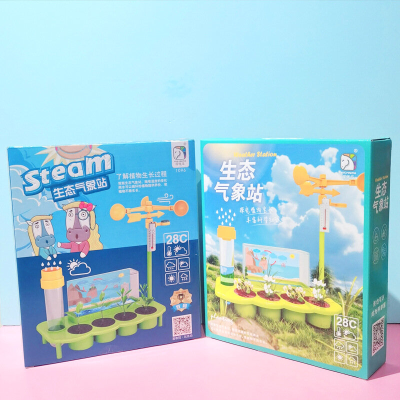 Набор для научных экспериментов для детей, паровая наука, экологическая метеостанция, посадка растений, образовательная игрушка в подарок