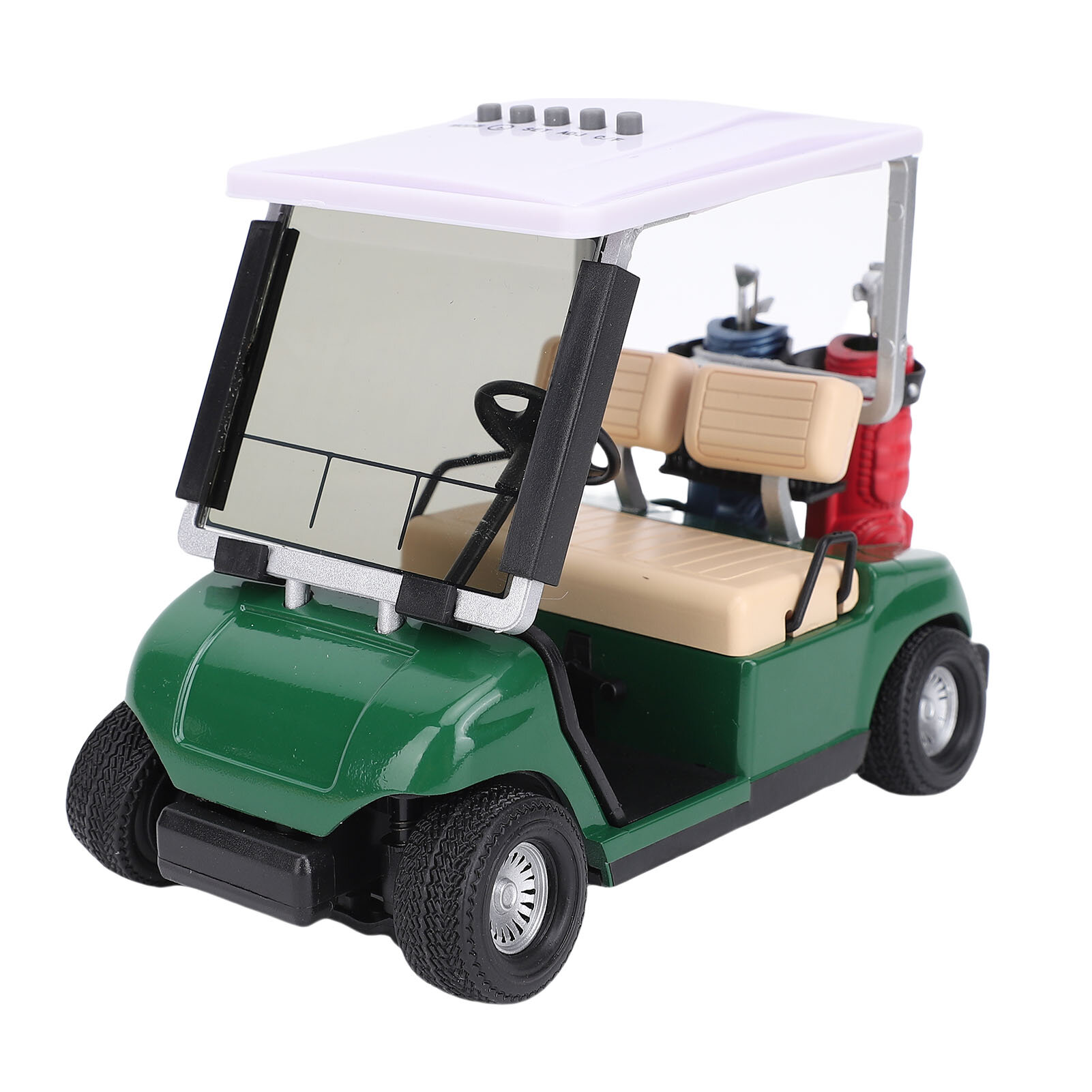 Будильник в форме тележки с отображением времени, даты, температуры и влажности. Многофункциональные настольные часы-украшение для тележки.