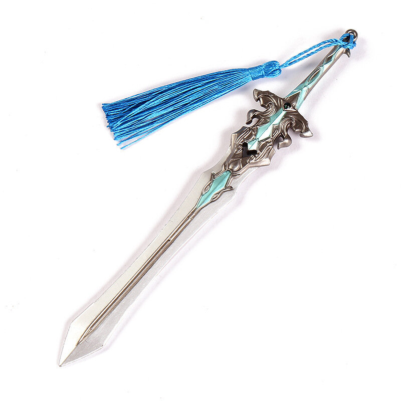 Оружие периферии Douluo Continent, семью убийств, меч, железный меч, древний стиль, металлическая игрушечная модель меча для мальчиков