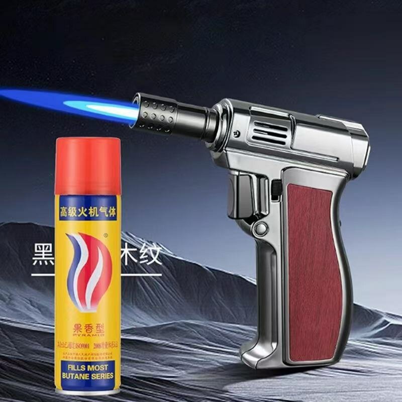 Кросс-бордерный мощный ручной надувной сварочный горелка с фиксацией пламени, перевернутым воспламенителем, многофункциональная высокотемпературная горелка