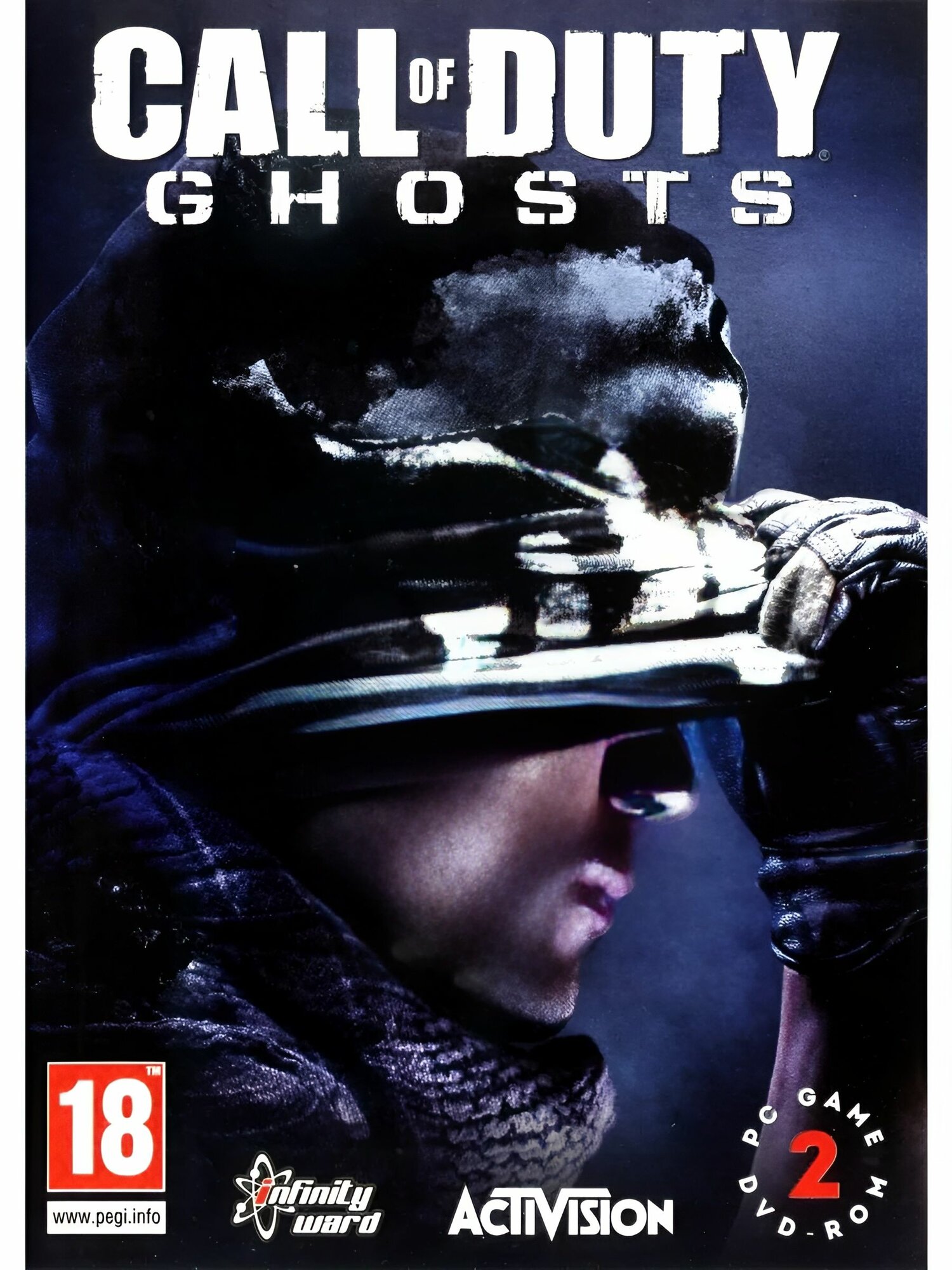 Игра Call of Duty. Ghosts, для PC, 2 DVD, от 1 до 3 лиц, локализация русская