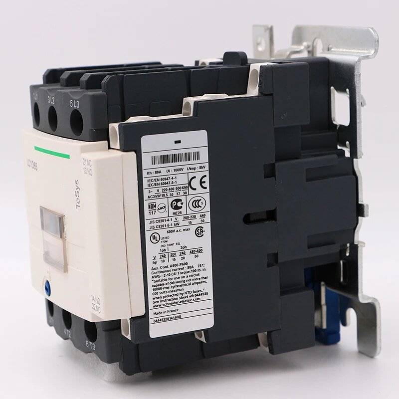 LC1D65Q7 Электрический магнитный контактор переменного тока 3P 3NO LC1-D65Q7 65A 380 В катушка переменного тока