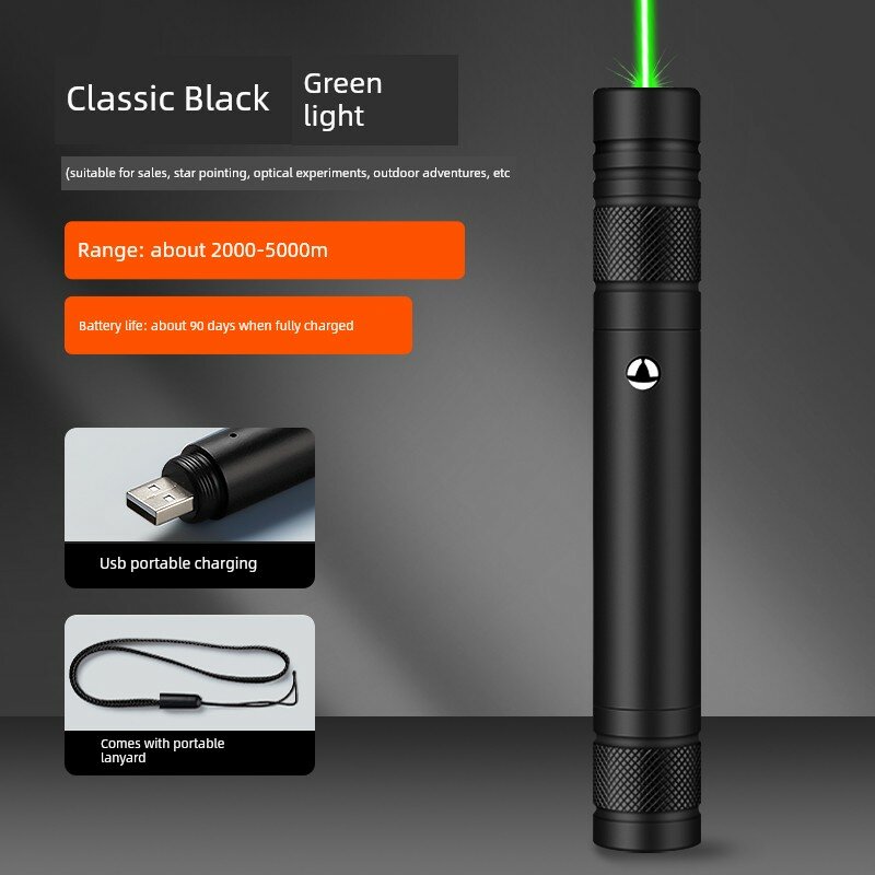 Лазерная указка, перезаряжаемая, дальнобойная, с мощным светом, инфракрасный фонарик, лазер, сверхмощный, зеленый свет,