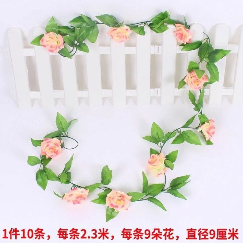 Искусственный виноградный лист, фальшивая цветочная лоза, зеленые листья, водяная труба, потолочное украшение, пластиковые зеленые листья редиса