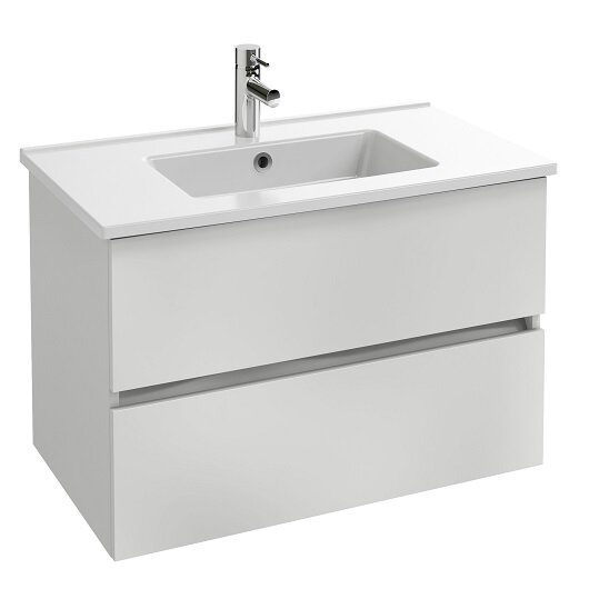 Тумба с раковиной Jacob Delafon TOLBIAC 80 белый глянцевый