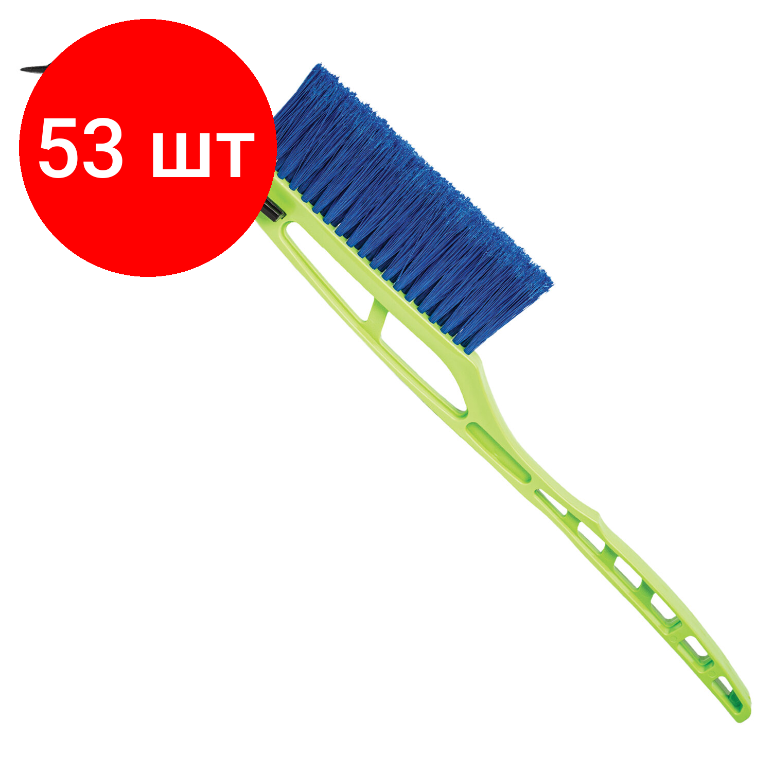 Комплект 53 шт, Щетка со скребком для снега автомобильная, мягкая щетина, 50 см, OKTAN, А3-01-04