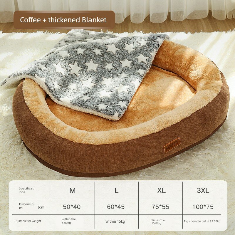 Лежанка для кошек на все сезоны, съемный и моющийся коврик для кошек, кошачья кровать, кошачий диван, безопасное место