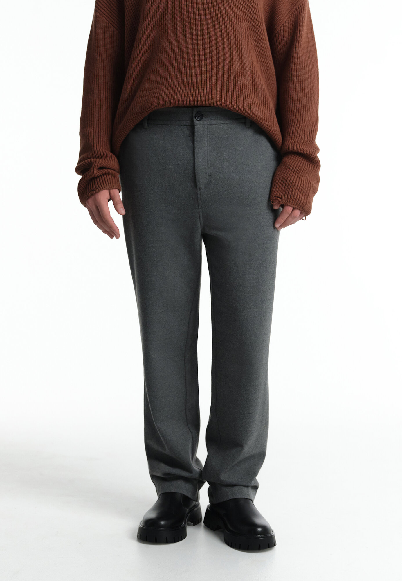 Брюки трубы