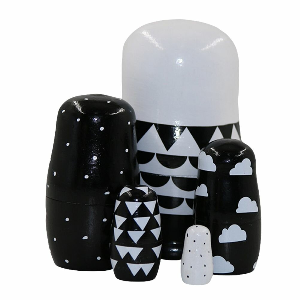 Русские Матрешки Деревянные Игрушки Для Детей, Образовательные И Декоративные, 5 Штук