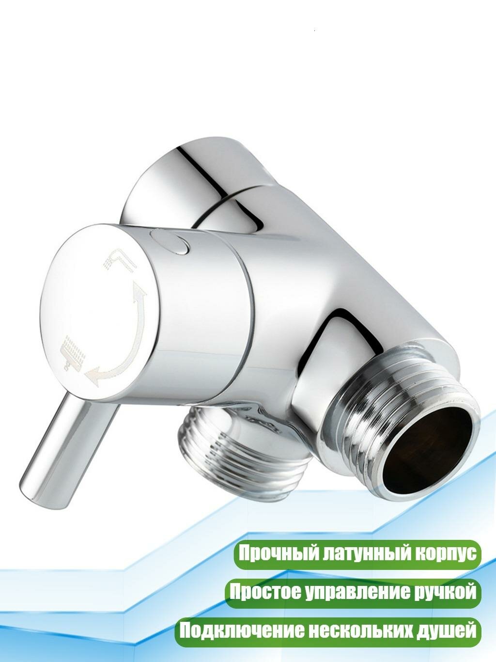 Тройной переключатель для душа, Покрытие