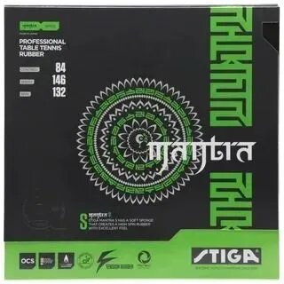 STIGA Mantra Накладка для ракетки Зеленый/Черный OFF Китай