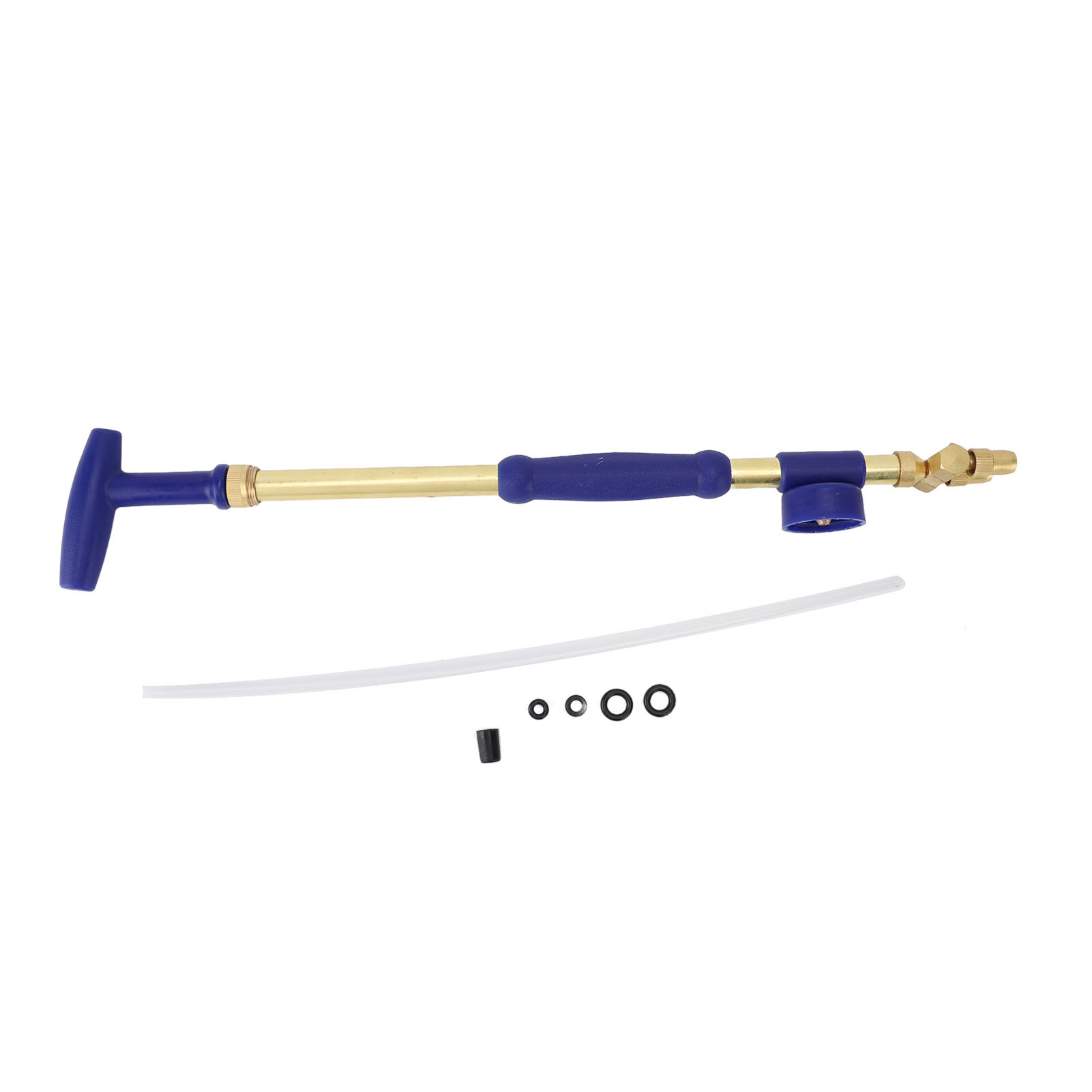 Hand Pressure Sprayer Stainless Steel Copper Plant Watering Wand Pulling Spray Rod with Hose for Garden Bottle Double Headed