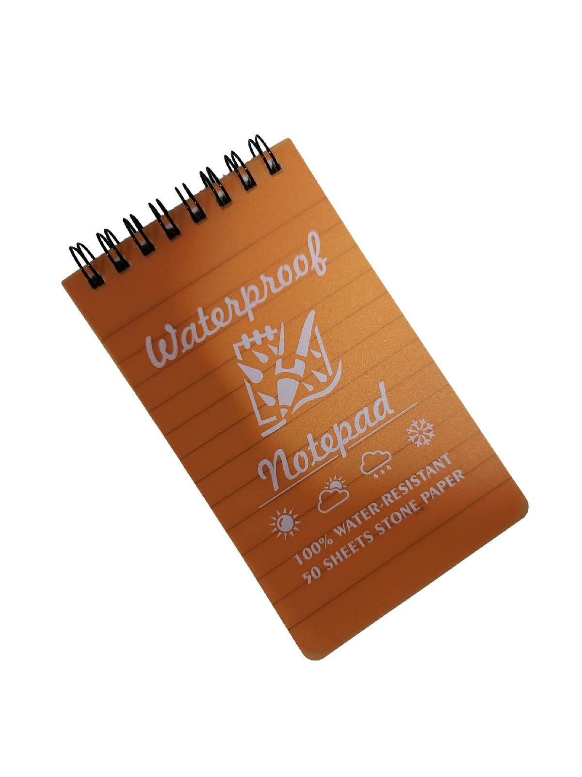 Карманный блокнот всепогодный водонепроницаемый блокнот Спирали блокнот для улицы