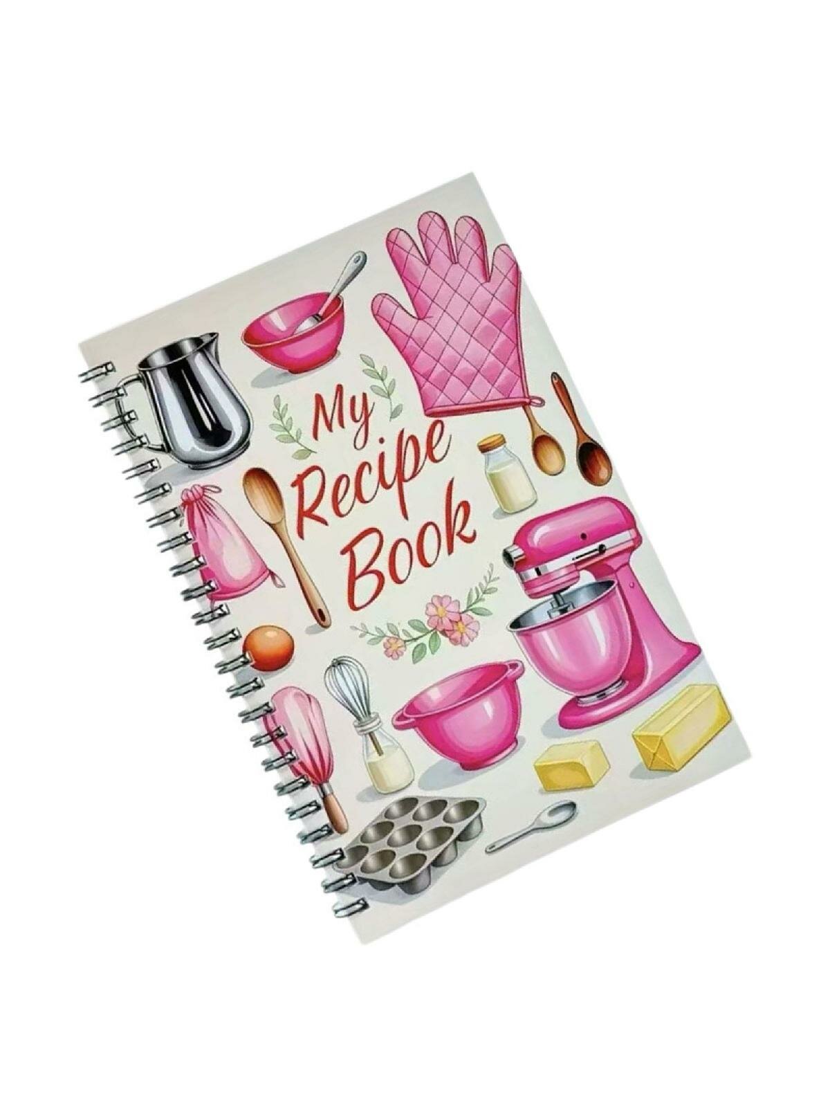 Блокнот для организации питания в прочном переплете на спиралях для кухонного холодильника