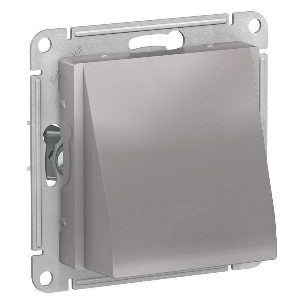 Вывод кабеля Systeme Electric механизм алюминий, Atlasdesign