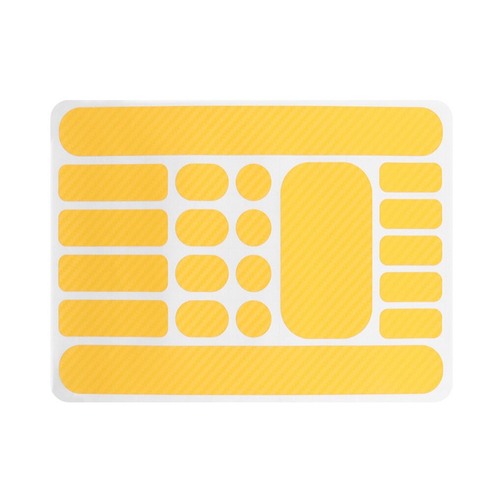 Защитная наклейка на раму велосипеда-желтый