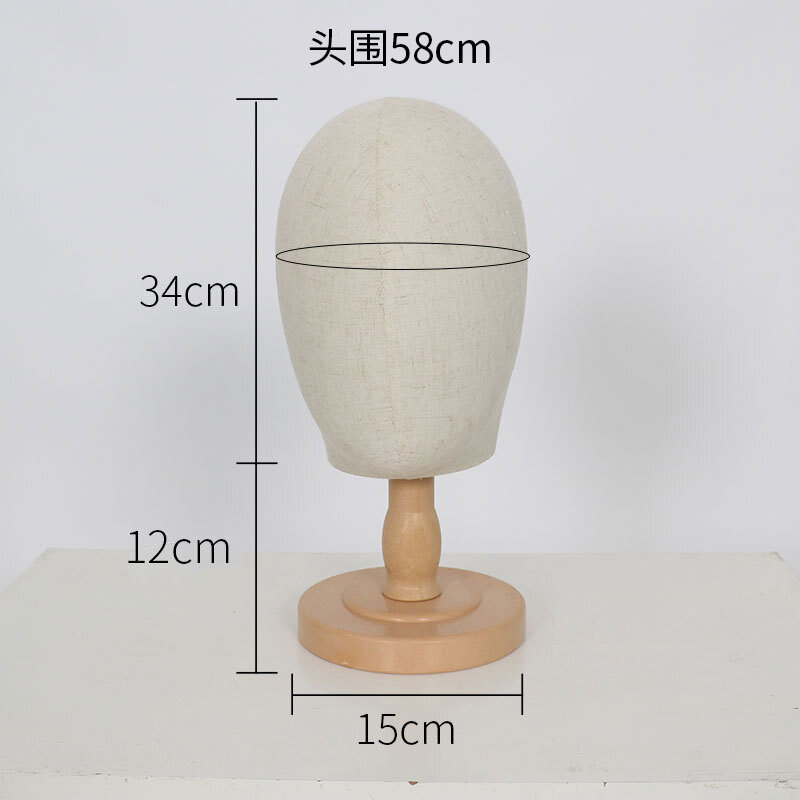 Манекен головы, подставка для париков, головных уборов и шляп, манекен головы с тканевой обивкой, манекен головы для витрины магазина одежды, манекен головы, манекен