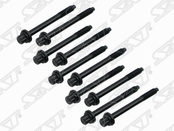 Болт ГБЦ комплект SAT ST-117-0033 MITSUBISHI 4G13/4G15/4G18