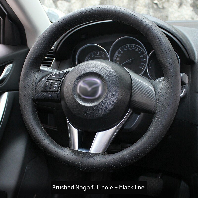 Чехол на руль автомобиля, чехол на руль из натуральной кожи, чехол на руль с ручной прострочкой, универсальный для всех