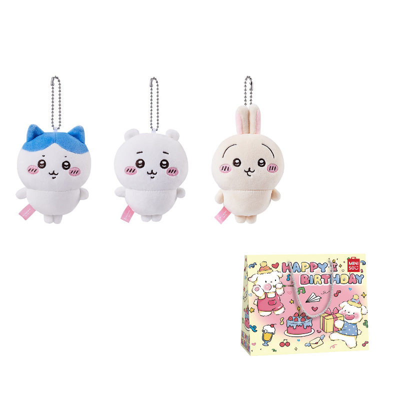 MINISO x Chiikawa Hachiware Chiikawa Usagi Dolls Plush Charm Small High null