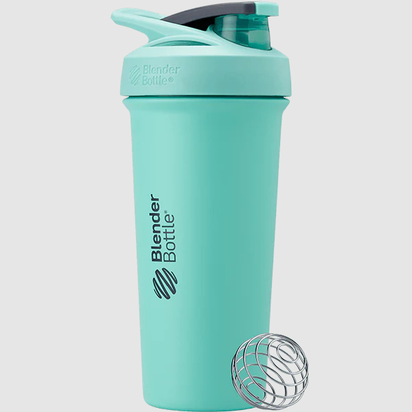 BlenderBottle, Шейкер спортивный, Sleek Sport, цвет Seafoam (лазурный), 740 мл (25 унций)