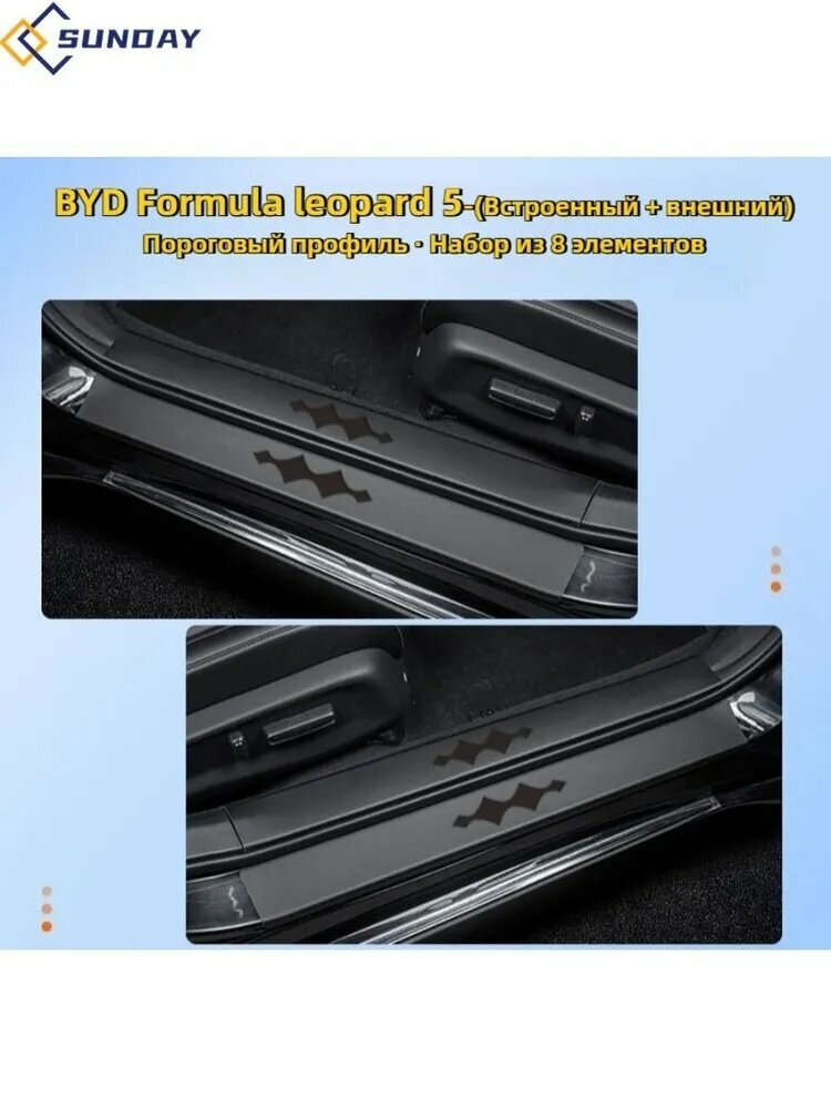 BYD Equation Leopard 5 Наклейка для защиты порога автомобиля, byd equation leopard 5 Автозапчасти