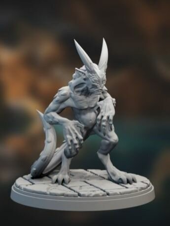 Shovel, Quasit familiar Baldur s Gate 3D Миниатюра