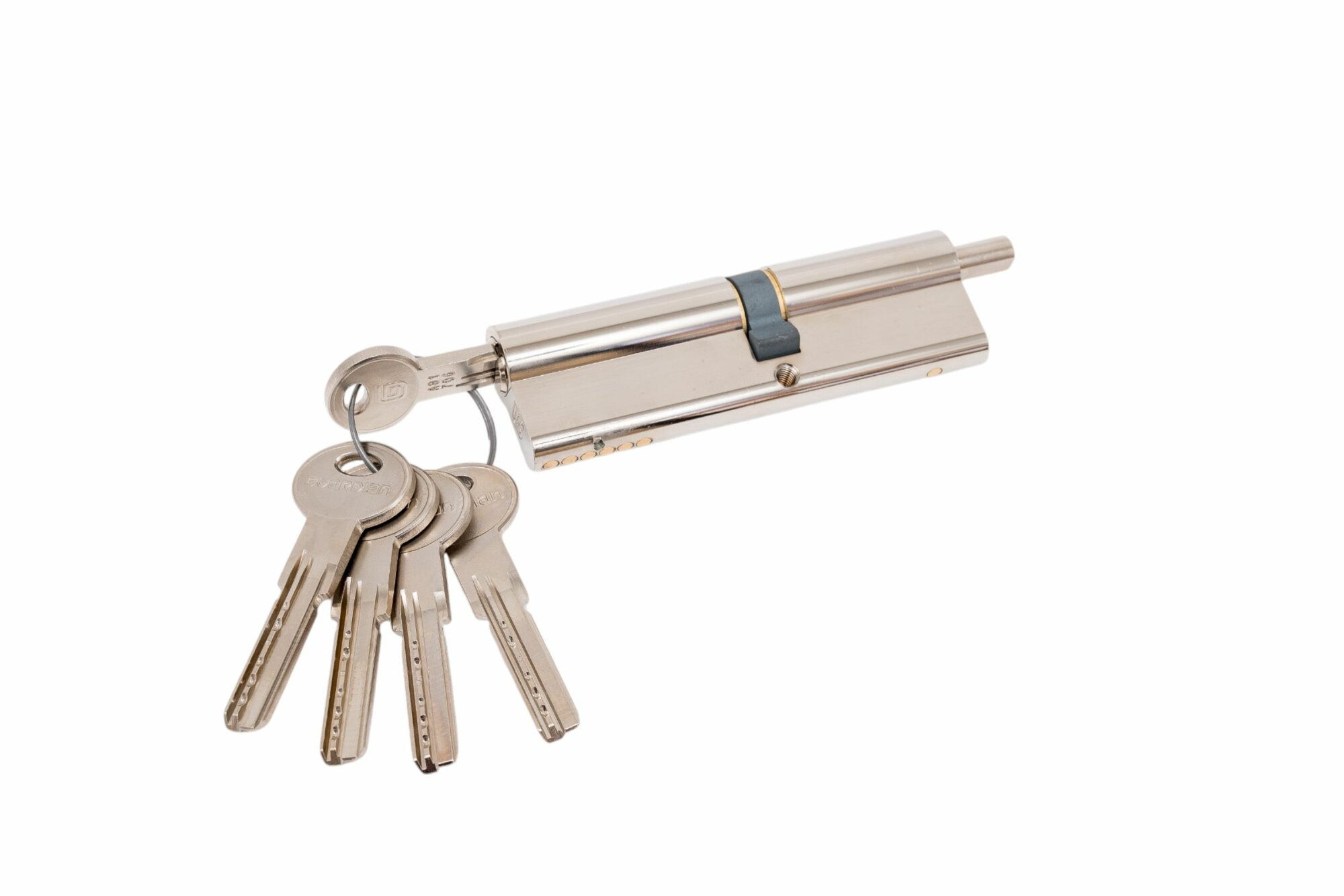 Цилиндровый механизм гардиан GB 102(56/46V) Ni 5 ключей 128:4826