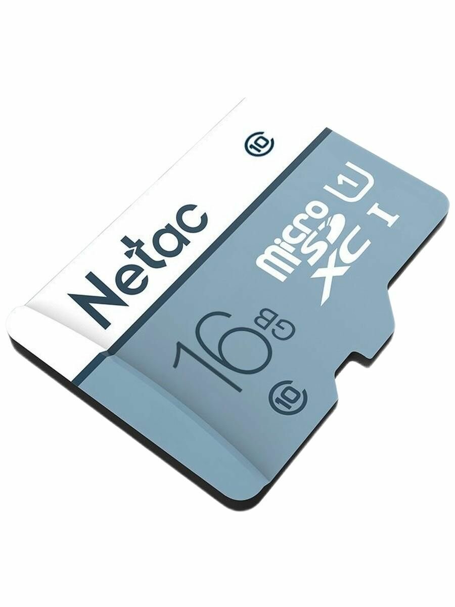 Карта памяти microSD P500 16GB blue Industry standard, пр-ль Netac