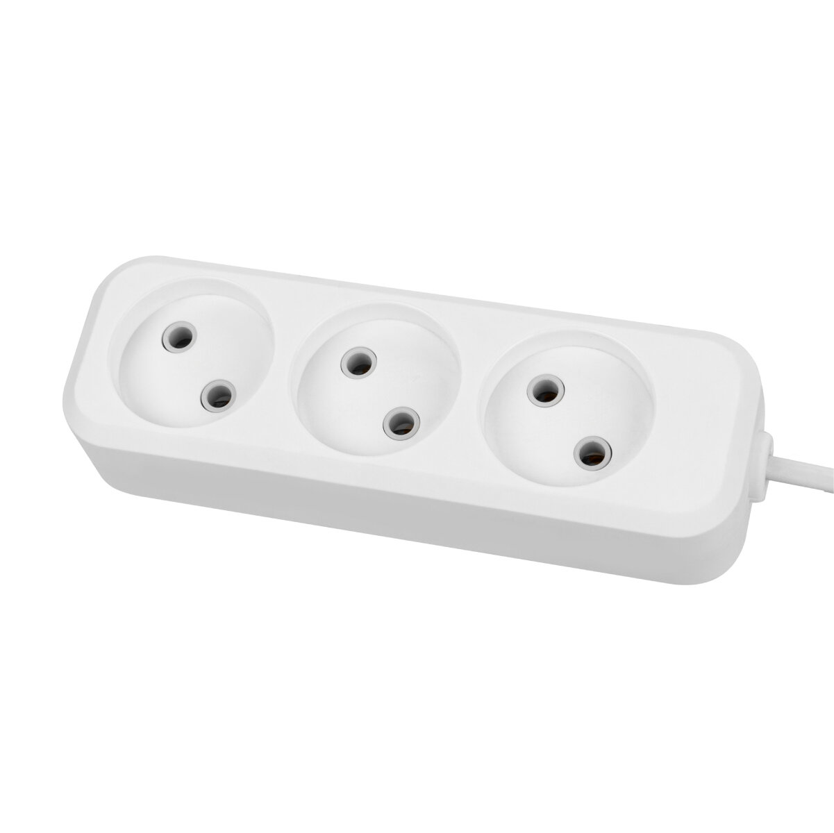 TDM ELECTRIC Удлинитель сетевой 3 розетки, 3 метра, без заземления, ШВВП 2х0,75 мм2 6А 250В SQ1303-1201