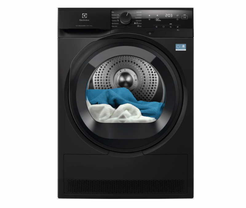 Сушильная машина Electrolux EW7D495UDE, с тепловым насосом, черный