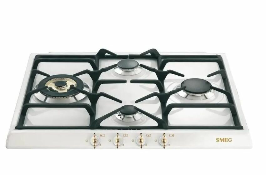 Варочная панель газовая Smeg SPR864BGH, белый