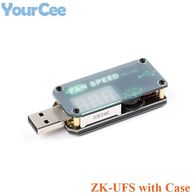 Your Cee ZK-UFS с корпусом, регулятор скорости вентилятора USB