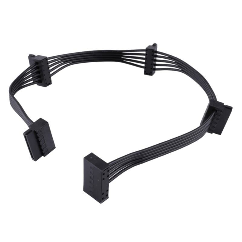 15-контактный разветвитель питания 1 на 4, кабель расширения для жестких дисков ПК и серверов