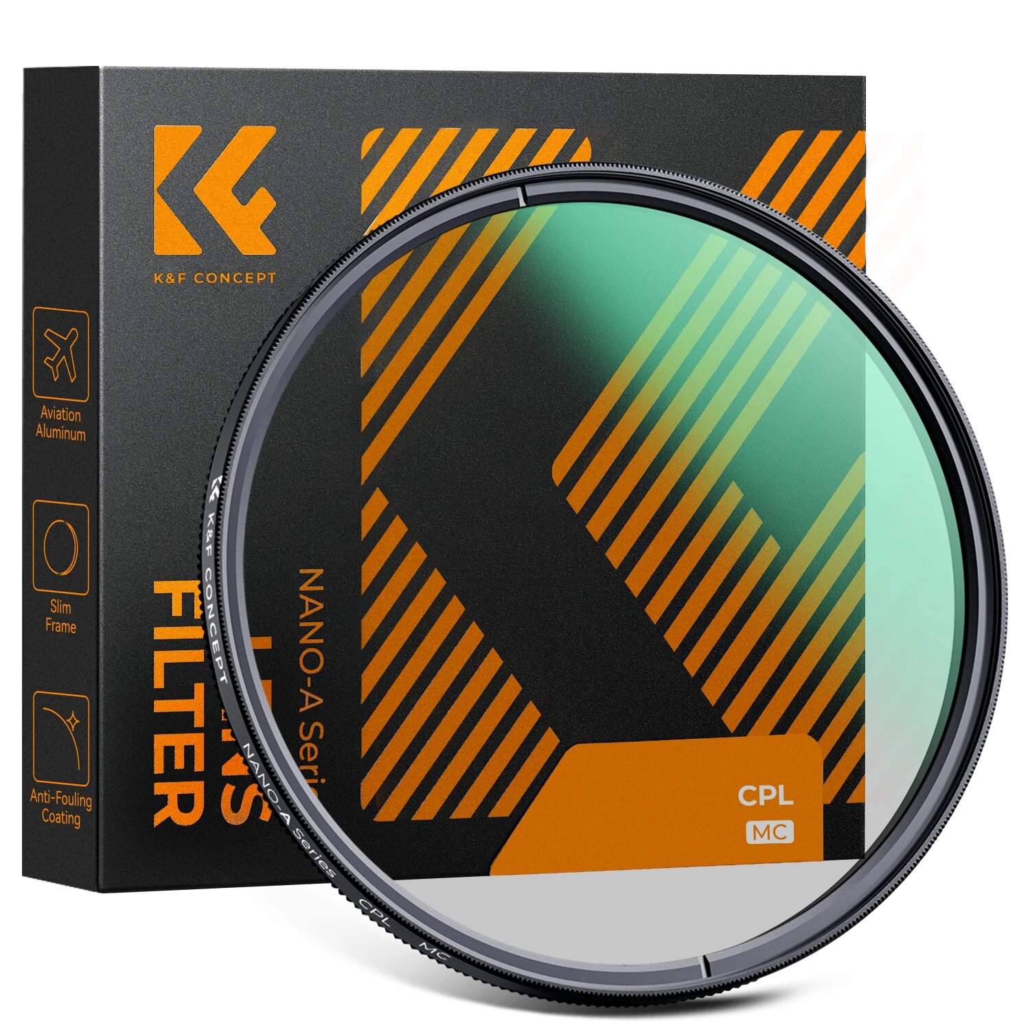 K&F CONCEPT CPL фильтр 67 мм, круговой поляризационный
