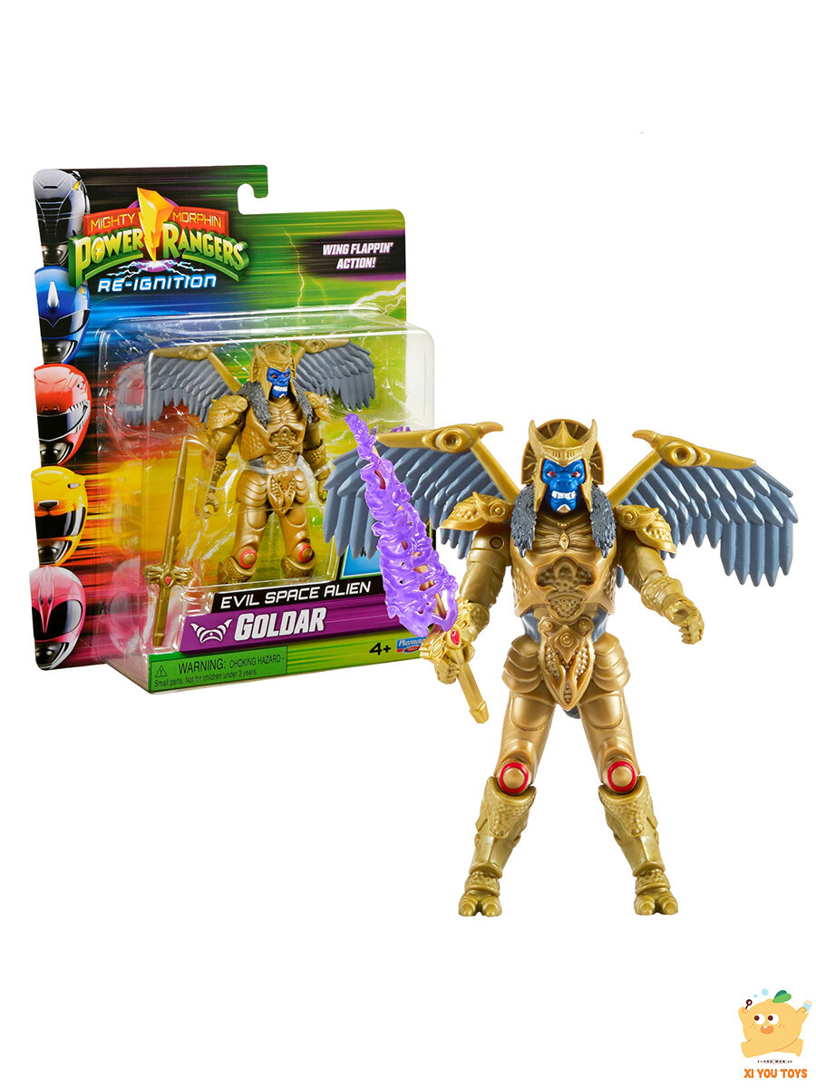 Playmates Toys Mighty Morphin Power Rangers Re-Ignition Goldar / Эта Мощная Фигурка Рейнджера Высотой 15 См Станет Идеальным Подарком Для Детей В Возрасте От 3 Лет И Старше.