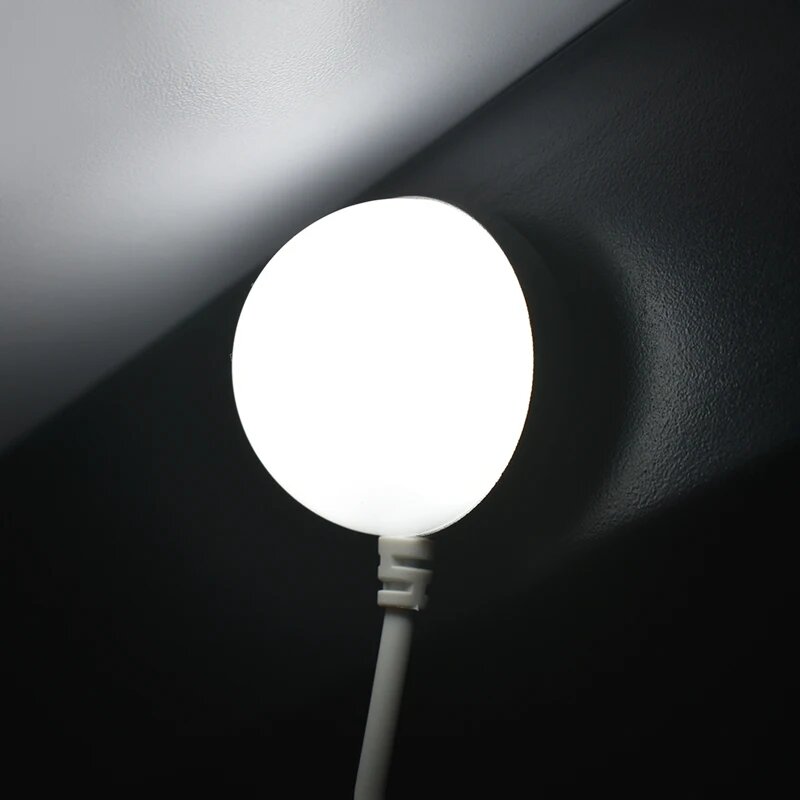 Портативная магнитная LED лампа GRN-FLASHING для чтения 3W/5W