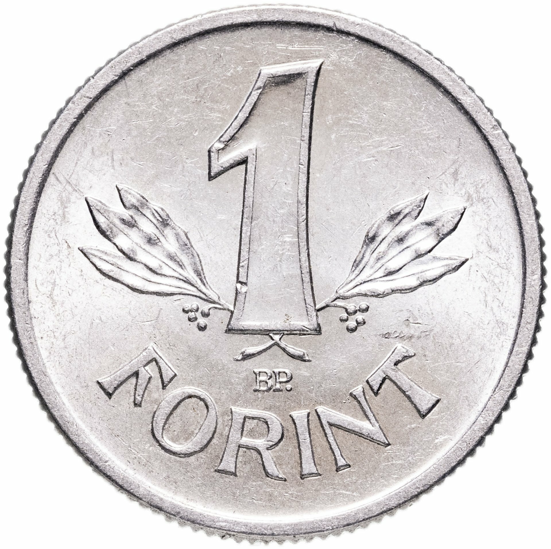 Венгрия 1 форинт forint 1989, Алюминий, в сохранности UNC