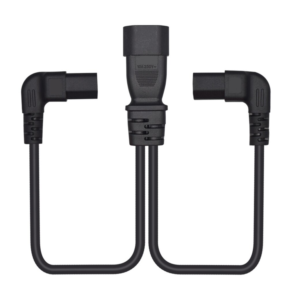 Стандартный 3-Контактный Кабель-Разветвитель IEC320 C14 - 2xC13 Y стандарта США для Ноутбуков и Компьютеров