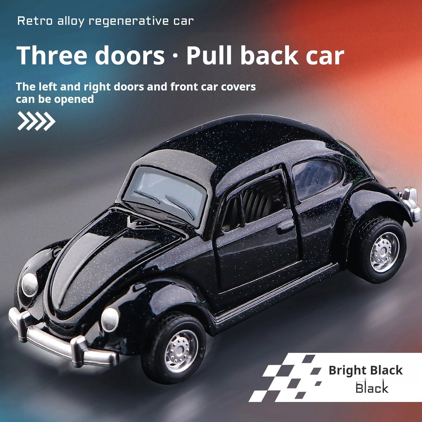 Коллекционная Модель Автомобиля В Классическом Ретро-стиле, Масштаб 1:32, Металлическая Игрушка Для Детей, Подарок Для Мальчиков