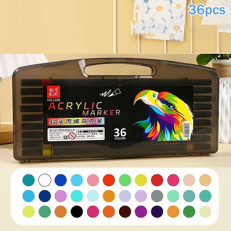 Акриловые маркеры 48 цветов