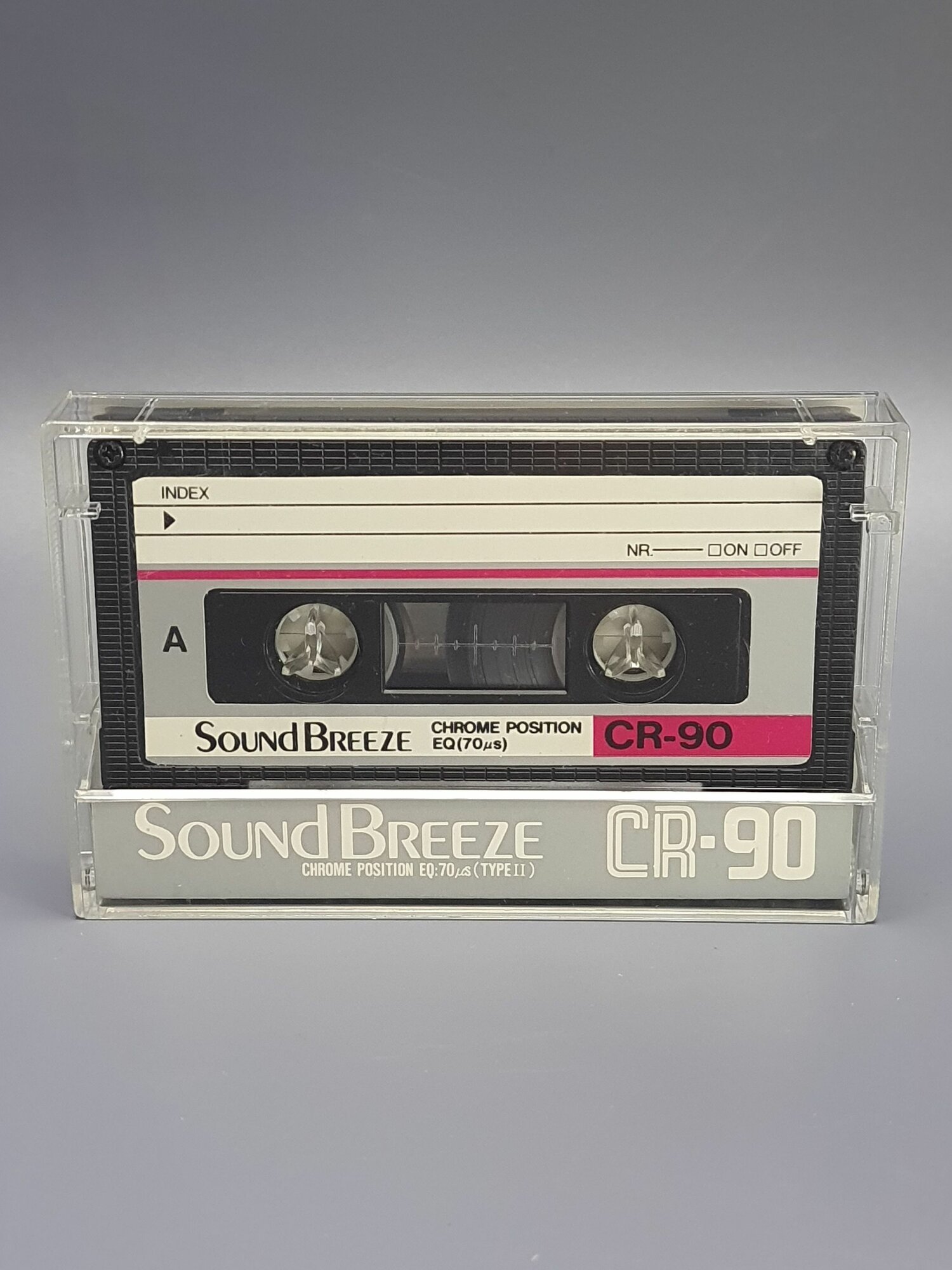 Аудиокассета SNC Sound Breeze TYPE II / Chrome, Япония 1989г